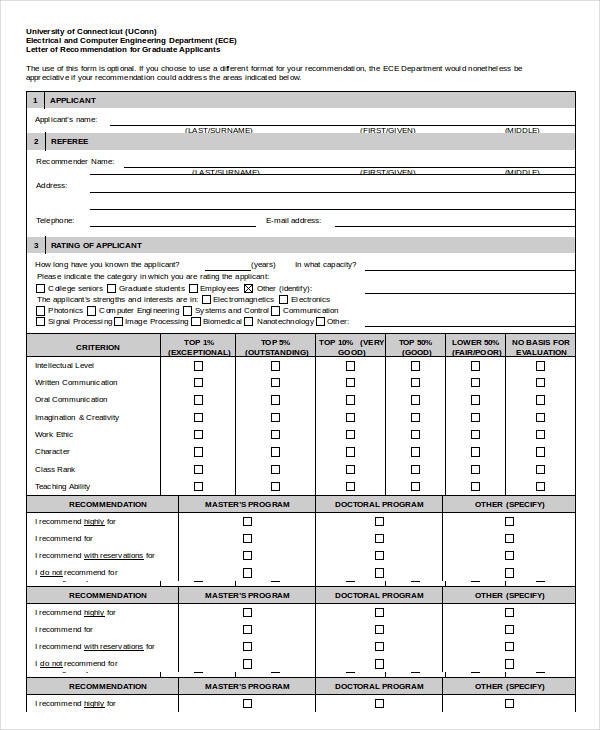 28+ Recommendation Letter Templates in Doc