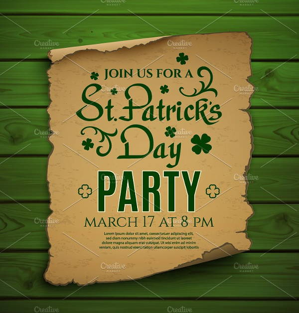 10 St Patricks Day Invitation Templates PSD AI