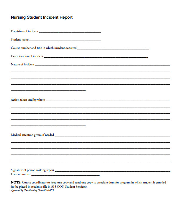 40 Incident Report Samples In Google Docs MS Word PDF Pages