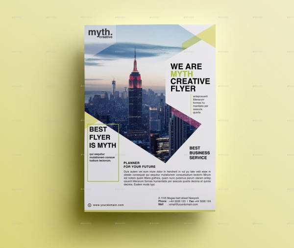 12 Double Sided Flyer Templates Word PSD AI EPS Vector
