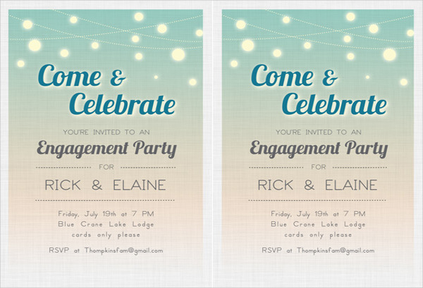 49+ Engagement Invitation Designs - PSD, AI, Vector EPS