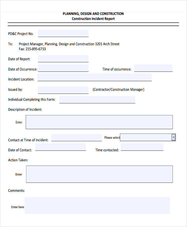 53+ Incident Report Templates - PDF, Word