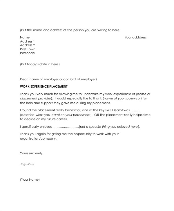 51 Thank You Letter Example Templates