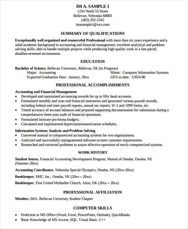 65+ Resume Formats - PDF, DOC