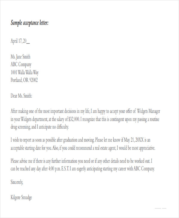 66 Offer Letter Templates Word Google Docs Apple Pages Free 66 Offer Letter Templates Word Google Docs Apple Pages Free