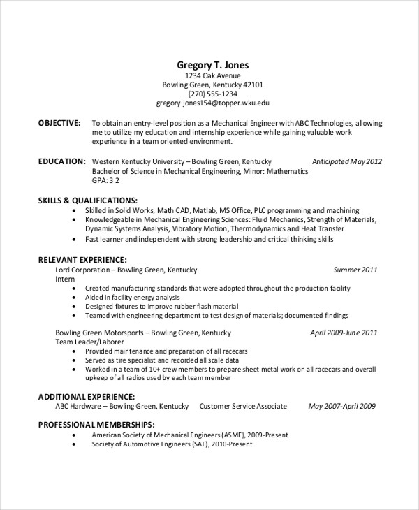 44 Sample Resume Templates