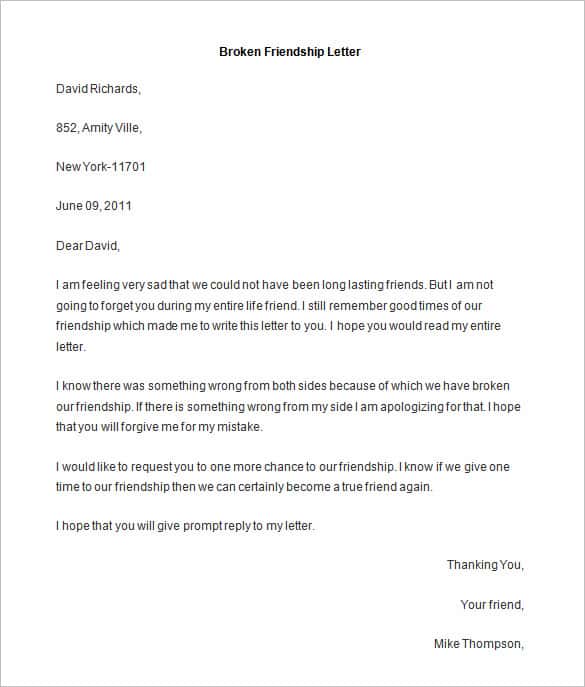 49+ Friendly Letter Templates - PDF, DOC