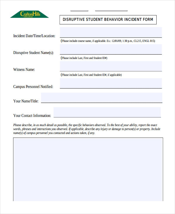 42+ Free Incident Report Templates - PDF, Word | Free & Premium Templates
