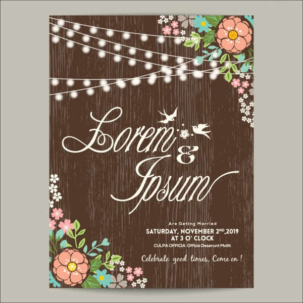 44+ Wedding Invitations Templates in PDF