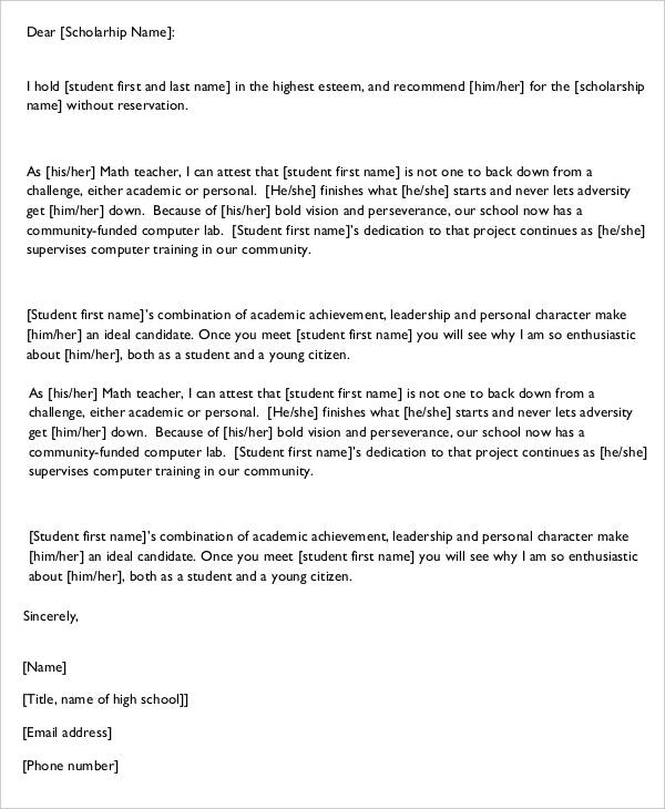 Reference Letter Example - 33+ Free Word, PDF DOcuments Download