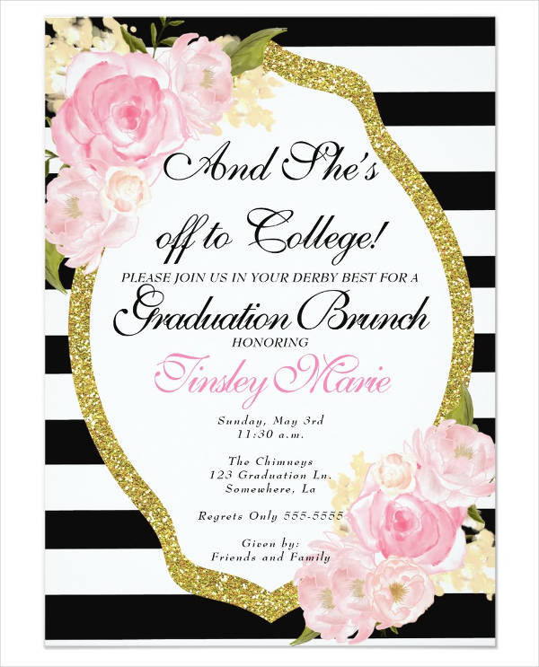 49 Graduation Invitation Designs Templates PSD AI Word Free 