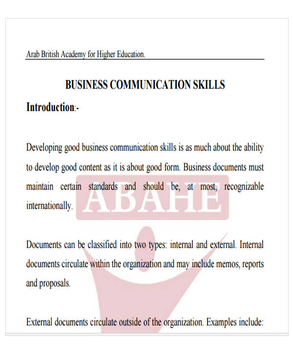 Business Letter Format In Business Communication Management And