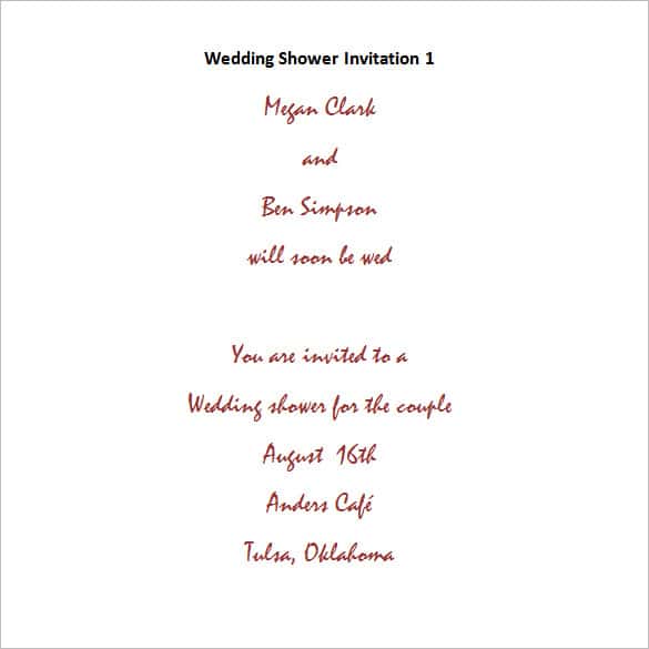 69+ Microsoft Invitation Templates - Word
