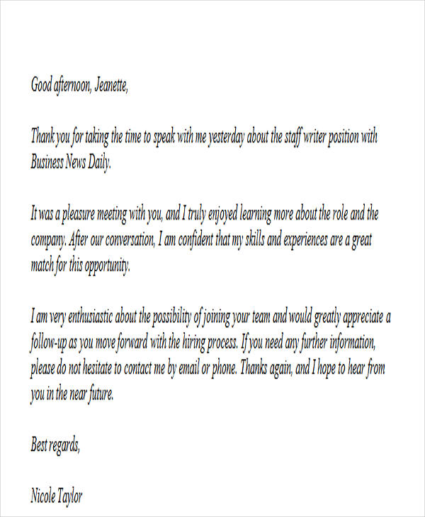 37+ Thank-You Letter in Word Templates