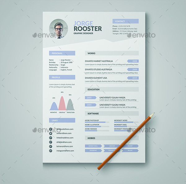 52+ Modern Resume Templates - PDF, DOC, PSD