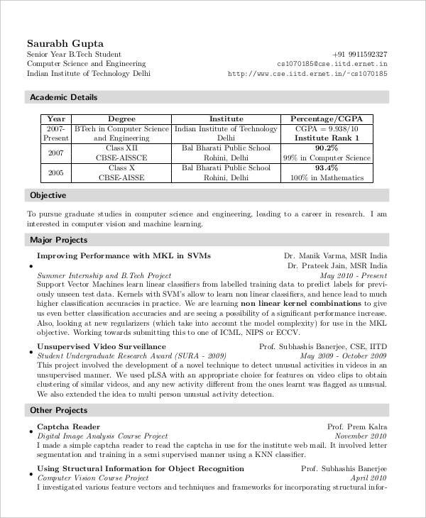 21+ Fresher Resume Templates - PDF, DOC