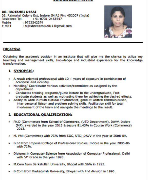 40+ Modern Teacher Resume Templates - PDF, DOC