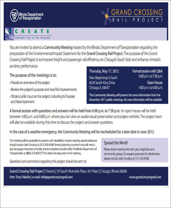 68+ Meeting Invitation Templates - PSD, Word, AI