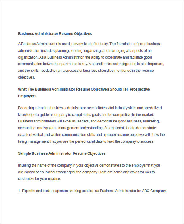 Generic Resume Template - 28+ Free Word, PDF Documents Download