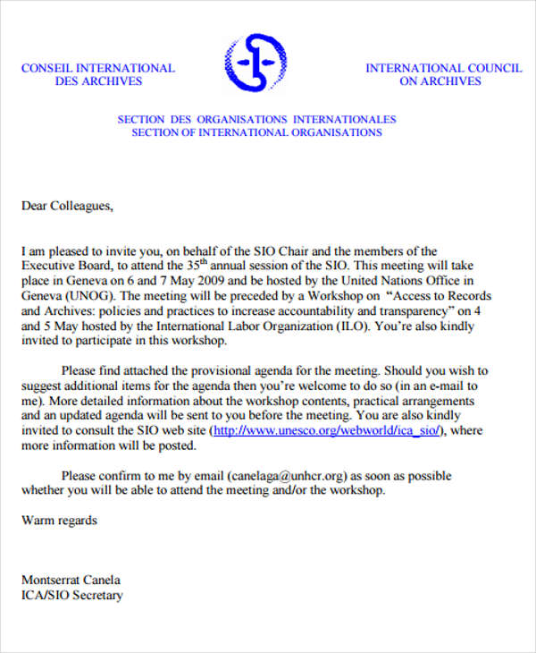 68+ Meeting Invitation Templates - PSD, Word, AI