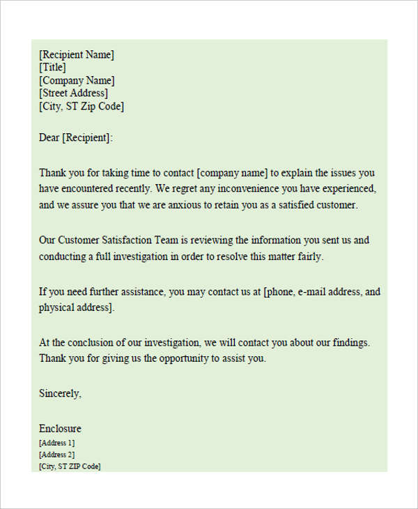 75+ Complaint Letters in PDF