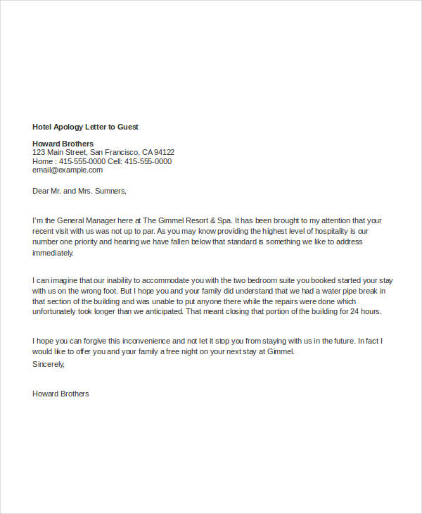 29+ Apology Letter Templates - PDF | Google Docs | MS Word | Pages