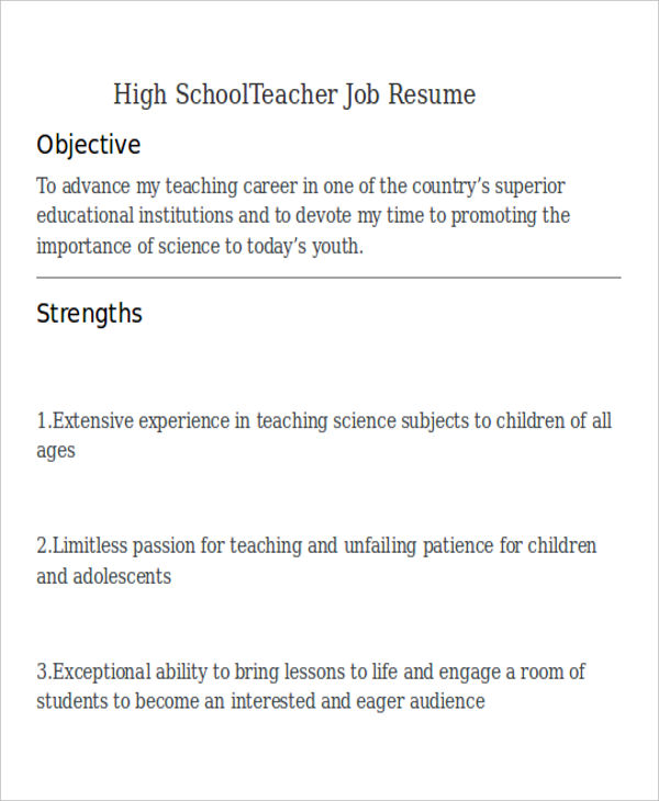 25+ Teacher Resume Templates in Word
