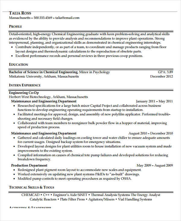 10 Professional Fresher Resume Templates In Word PDF Format Download