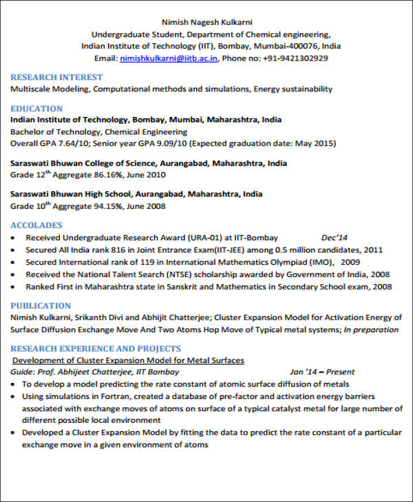 20+ Engineering Resume Templates in PDF