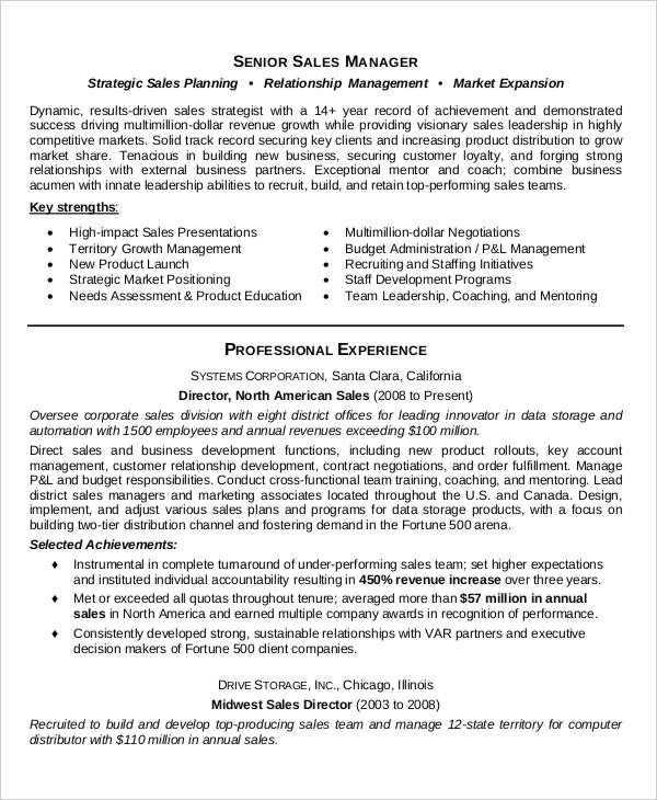 48+ Executive Resume Templates - PDF, DOC