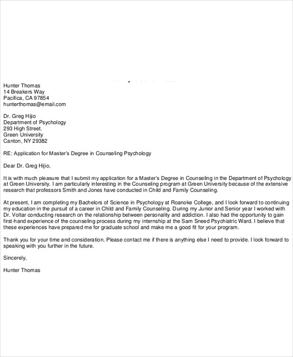 41+ Application Letter Templates Format - DOC, PDF