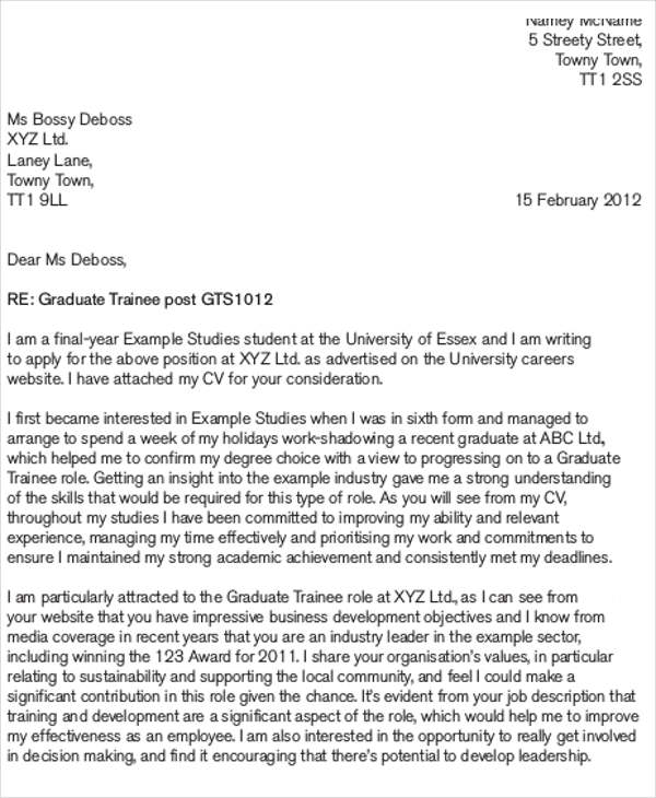 41 Application Letter Templates Format DOC PDF