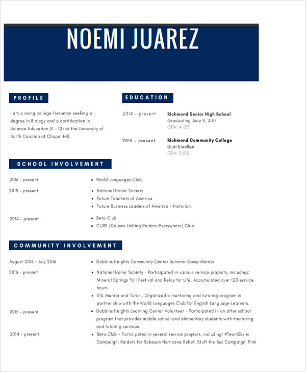 35+ Resume Templates - PDF, DOC