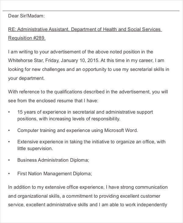 63+ Formal Application Letter Template