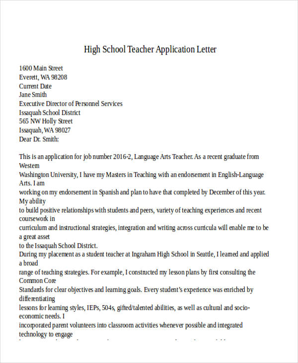 42+ Formal Application Letter Template | Free & Premium Templates
