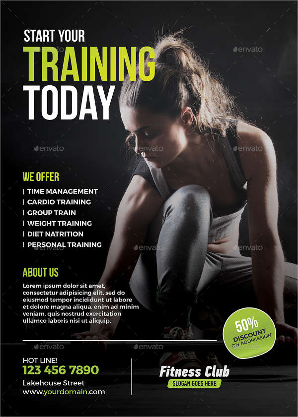 Personal Trainer Flyer Template Word