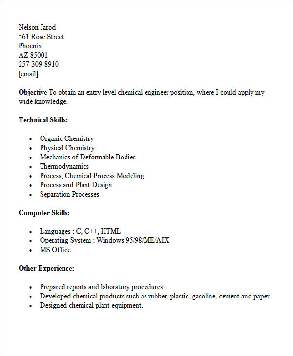 25 Best Engineering Resume Templates PDF DOC