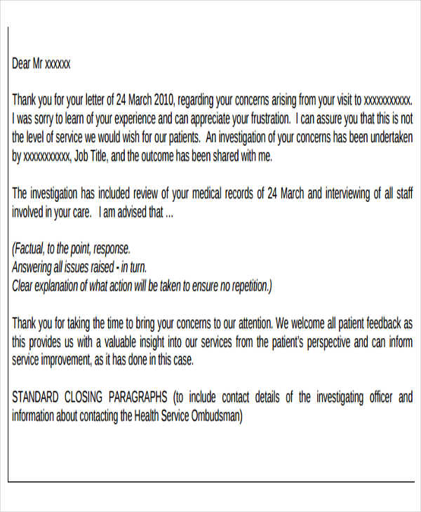 33+ Complaint Letter Formats - DOC, PDF