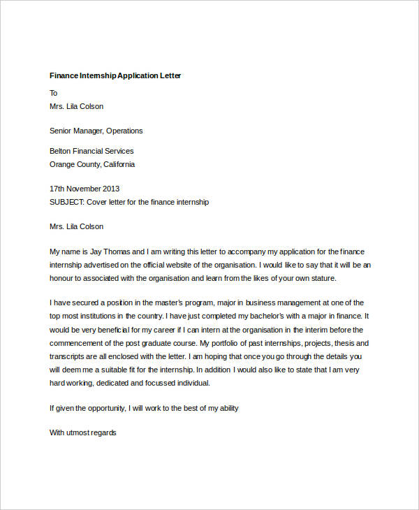 27+ Free Application Letter Templates