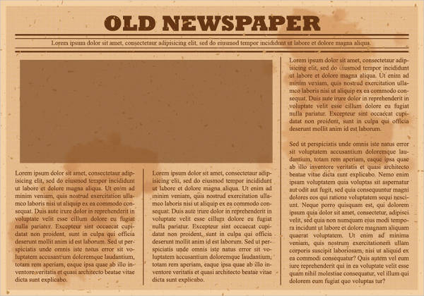 42+ Printable Newspaper Templates