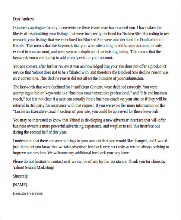 34+ Complaint Letter Templates - Word, Google Docs, Apple Pages