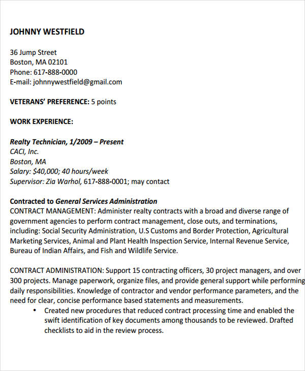 17+ Free Work Resume Templates - PDF, DOC