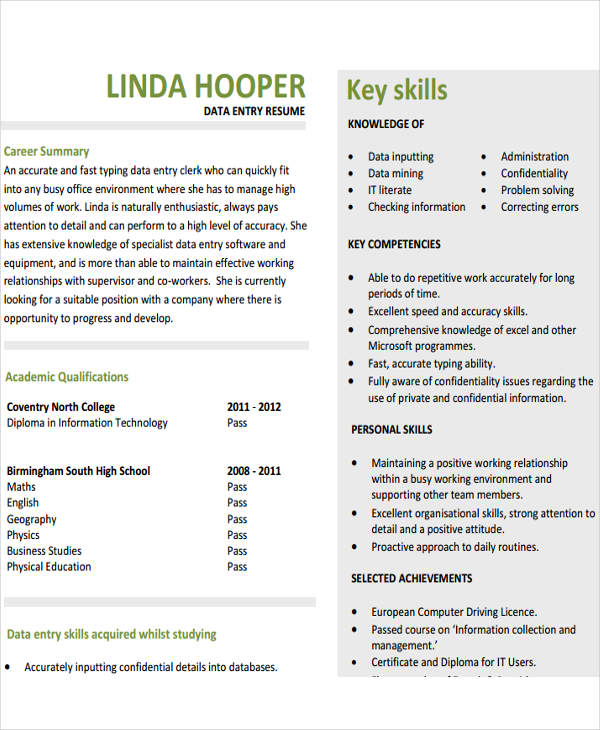 26+ Free Work Resume Templates - Free Word, PDF Documents Download ...