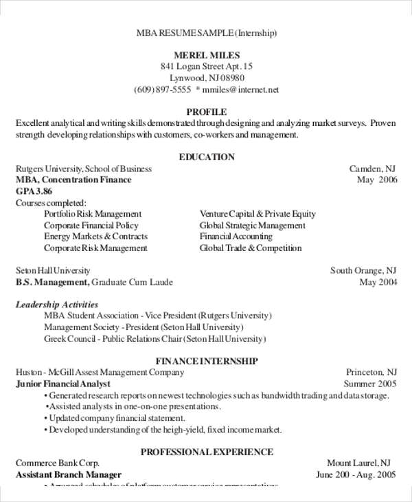 28+ Finance Resumes in PDF