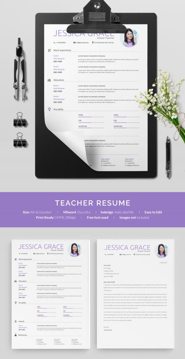 15+ One-Page Resume Templates