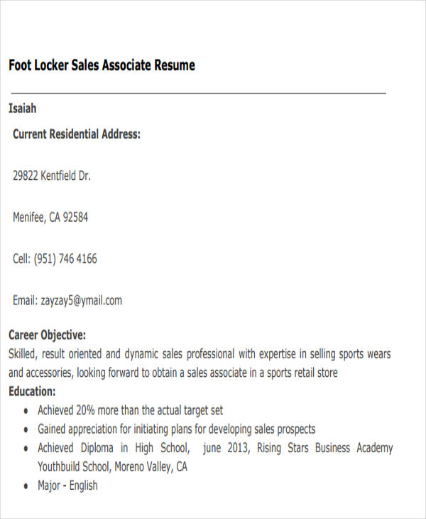 18+ Sales Resume Templates in PDF