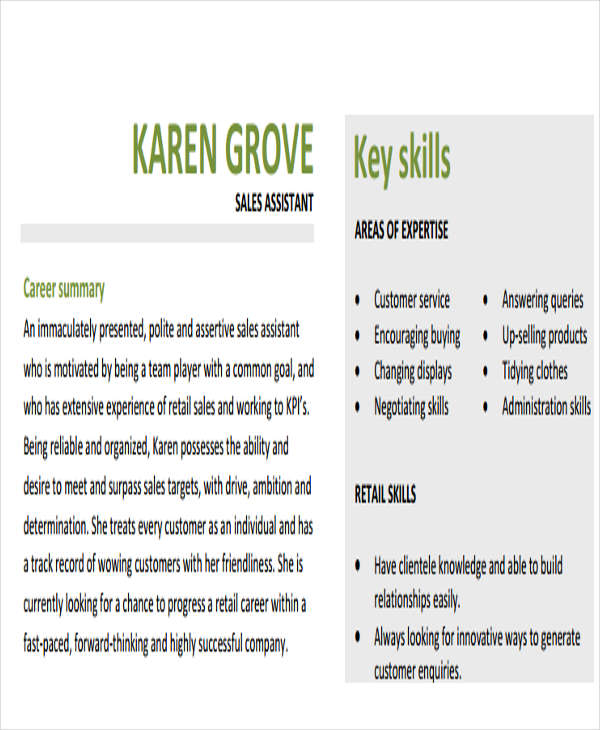 27+ Sales Resume Templates in PDF | Free & Premium Templates