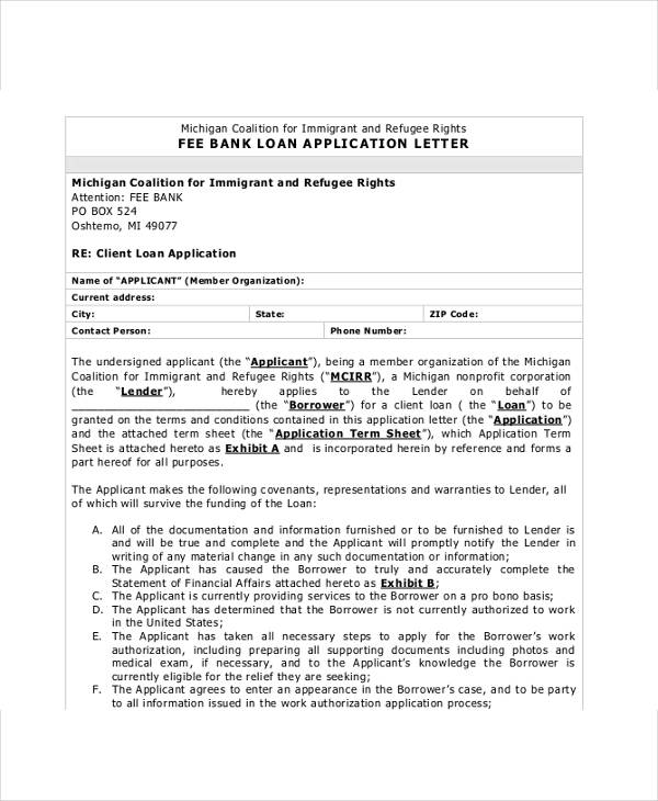 41+ Application Letter Templates Format - DOC, PDF