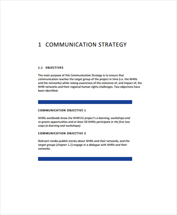 Free Communication Plan Template - 40+ Free Word, PDF Documents ...