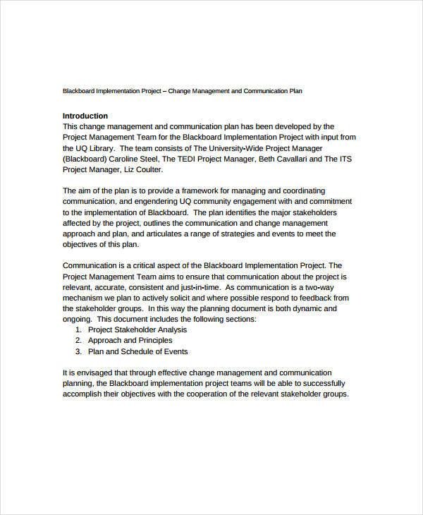 Free Communication Plan Template - 40+ Free Word, PDF Documents Download